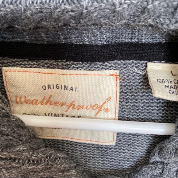 Weatherproof | Sweaters | Weatherproof Cable Knit Shaw Collar Sweater ...